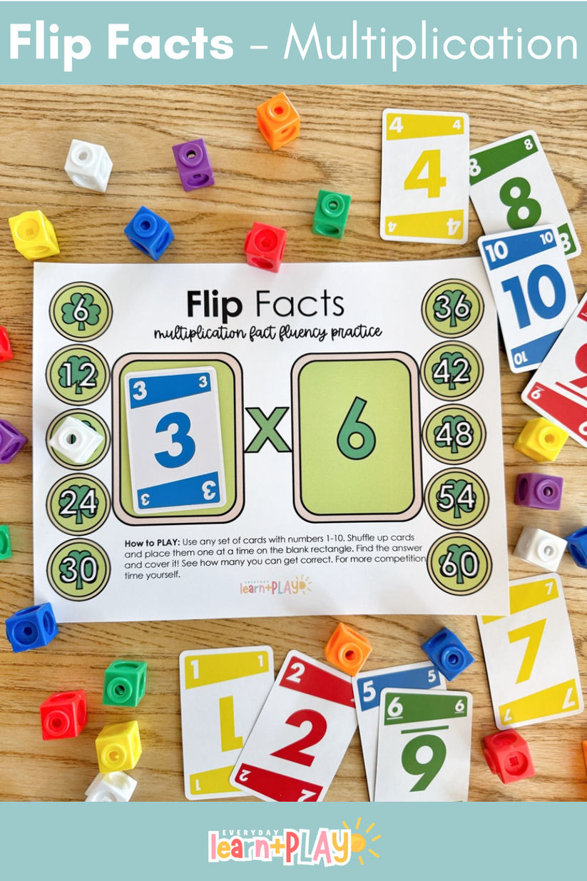 Flip Facts - Multiplication – Everyday Learn + PLAY