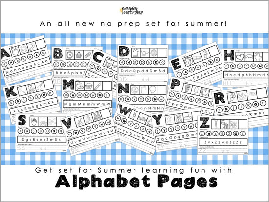 Alphabet Pages – Everyday Learn + PLAY