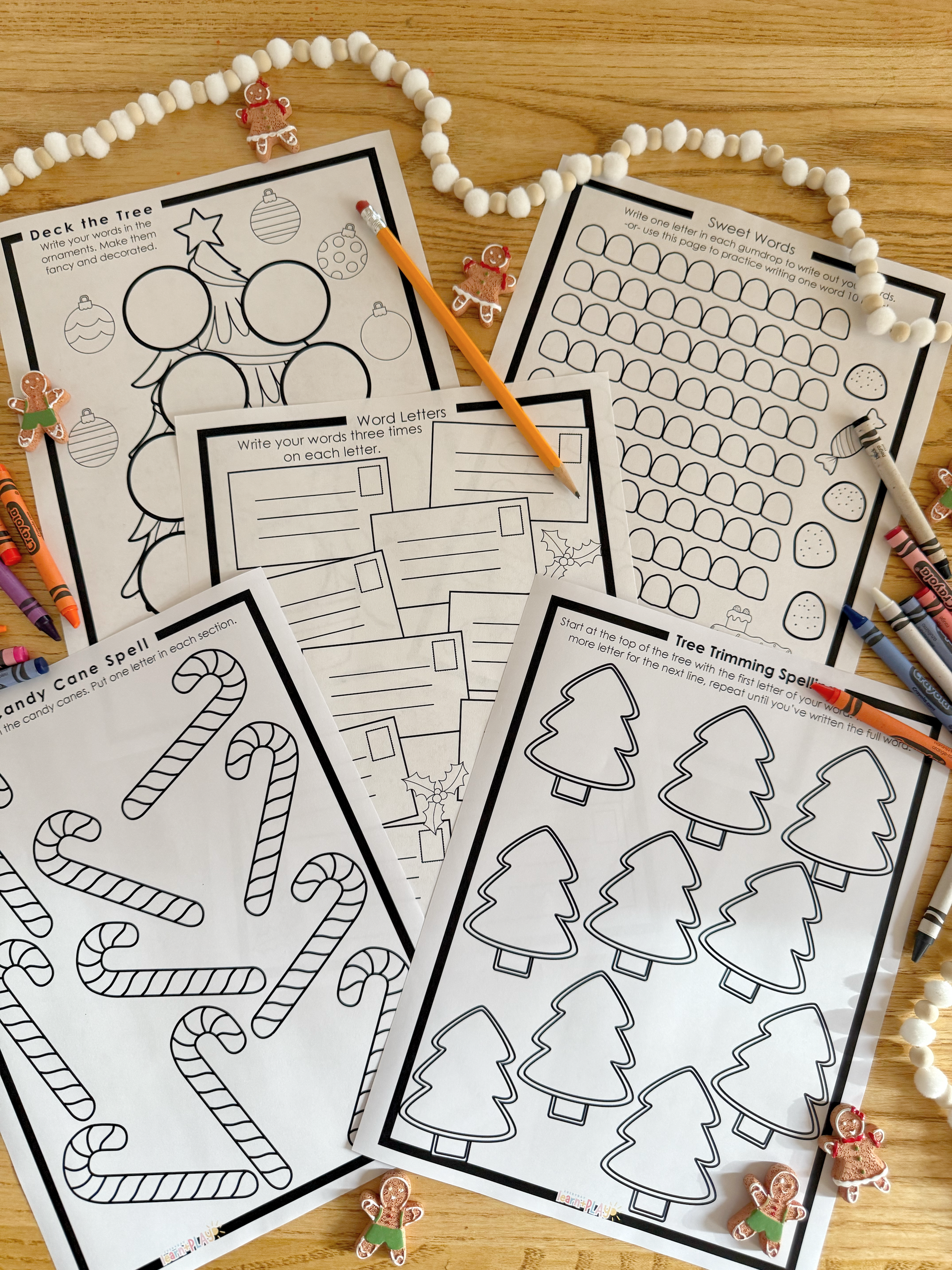 Christmas Spelling Activities – Everyday Learn + PLAY