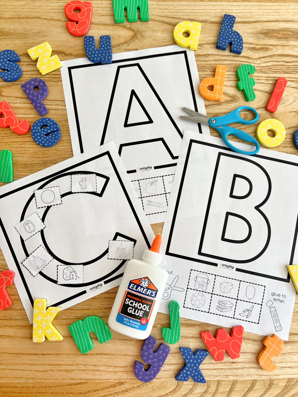 Cut + Paste Alphabet – Everyday Learn + PLAY