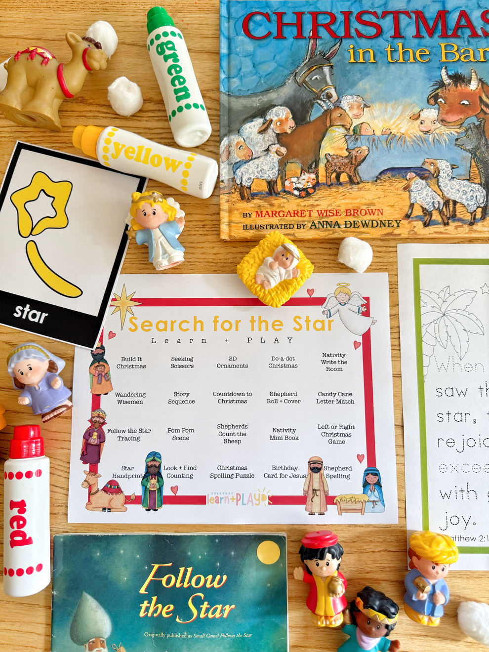 Search for the Star Learn + PLAY Calendar – Everyday Learn + PLAY