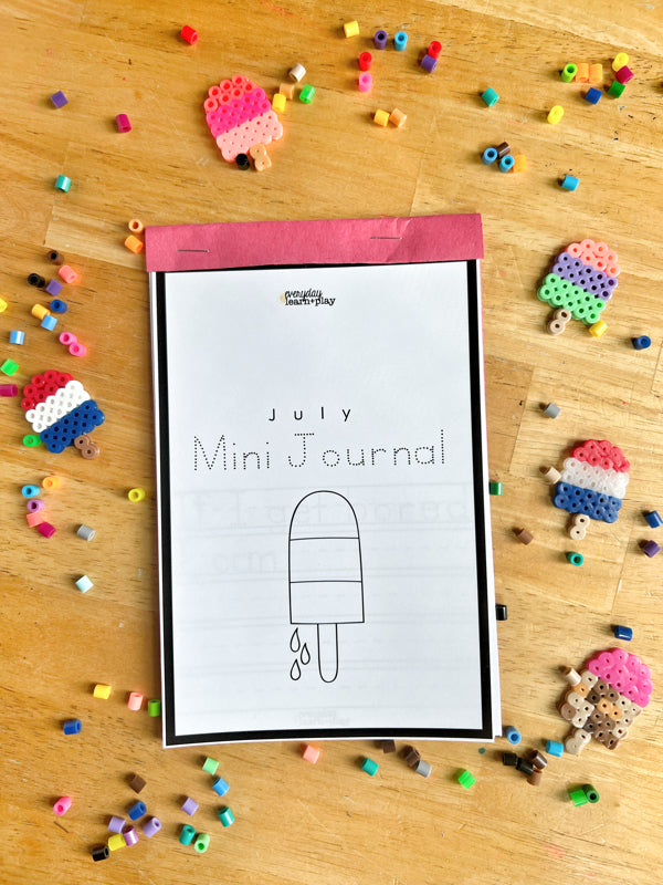 July Mini Journal – Everyday Learn + PLAY
