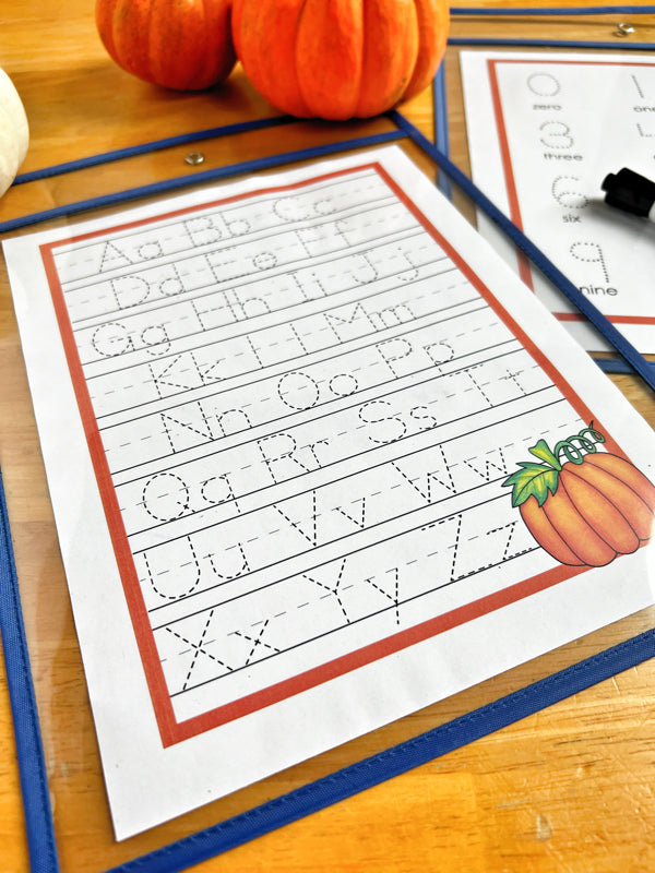 October Tracing Activities – Everyday Learn + PLAY