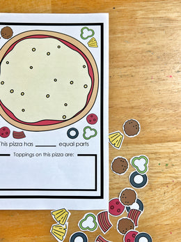 Pizza Party Fraction Fun – Everyday Learn + PLAY