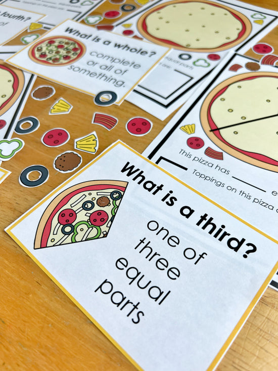 Pizza Party Fraction Fun – Everyday Learn + PLAY
