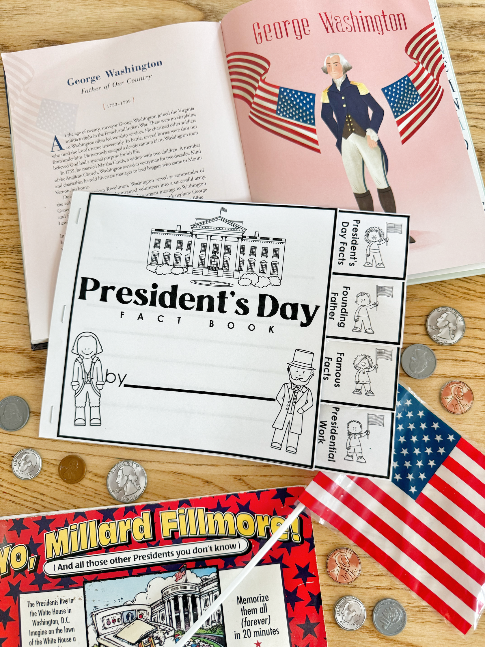 President's Day Fact Book – Everyday Learn + PLAY