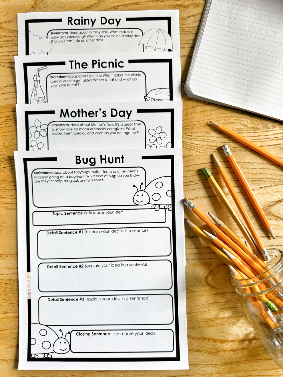 May Mini Writing Projects – Everyday Learn + PLAY