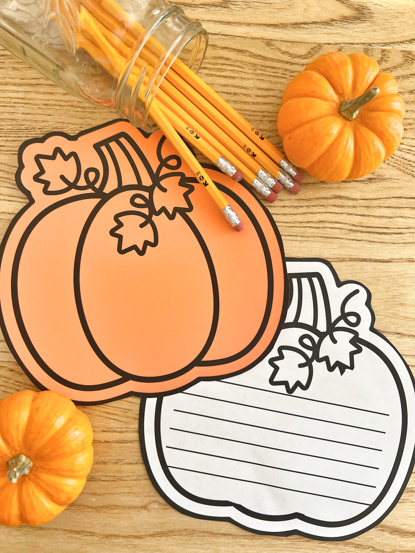 Pumpkin Shape Book – Everyday Learn + PLAY
