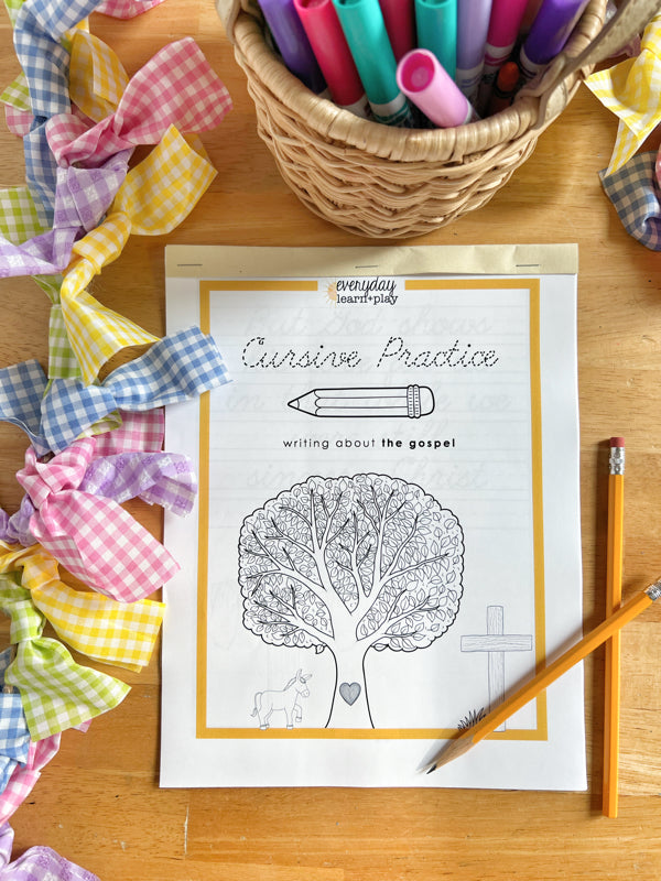 Cursive Practice - The Gospel – Everyday Learn + PLAY