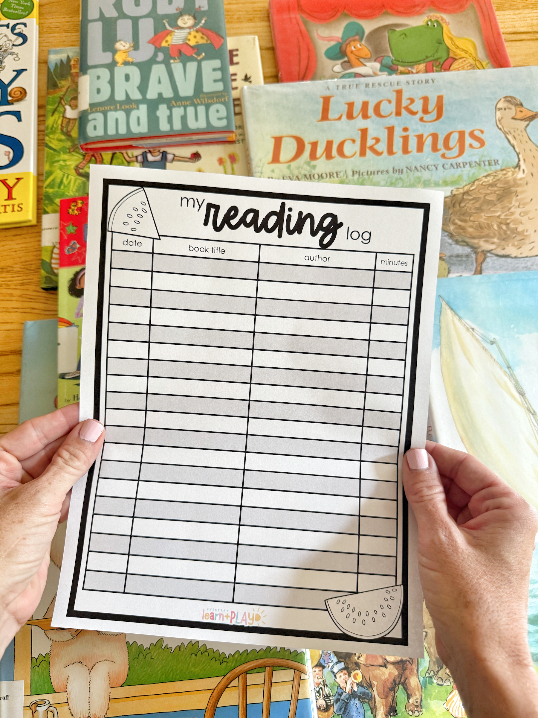 Back to School Reading Logs – Everyday Learn + PLAY
