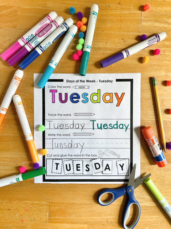 Let's SPELL - Days of the Week – Everyday Learn + PLAY
