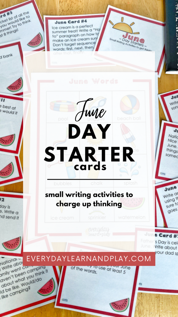 June Day Starters – Everyday Learn + PLAY