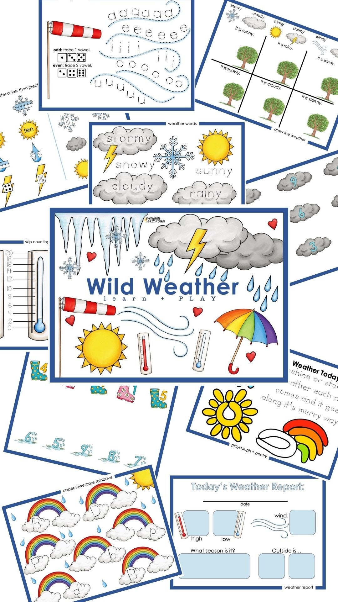 Wild Weather Learn + PLAYmat – Everyday Learn + PLAY