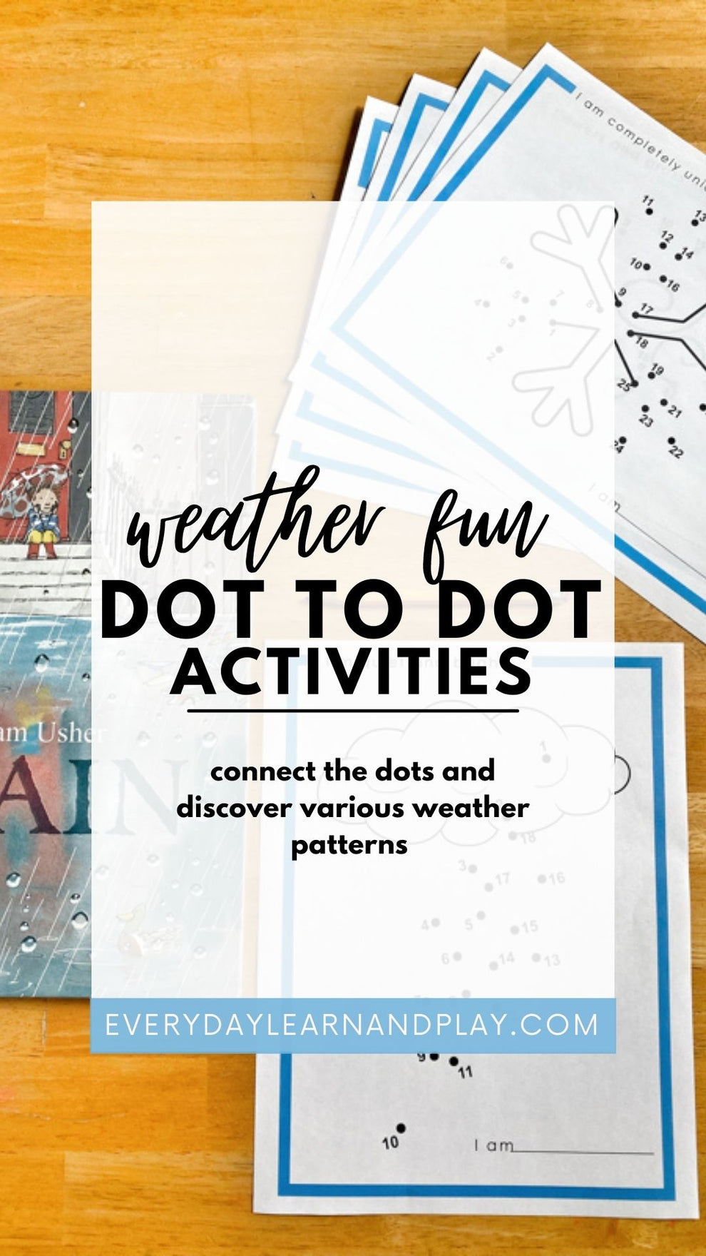 Weather Dot to Dots – Everyday Learn + PLAY