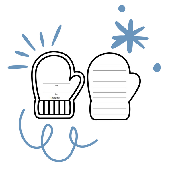 Mini Mitten Shape Book – Everyday Learn + PLAY