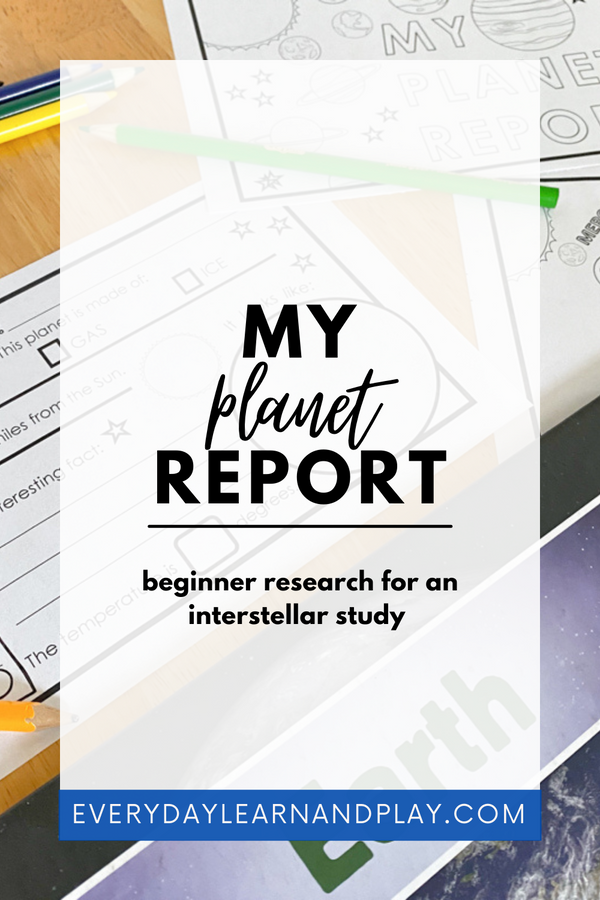 My Planet Report – Everyday Learn + PLAY