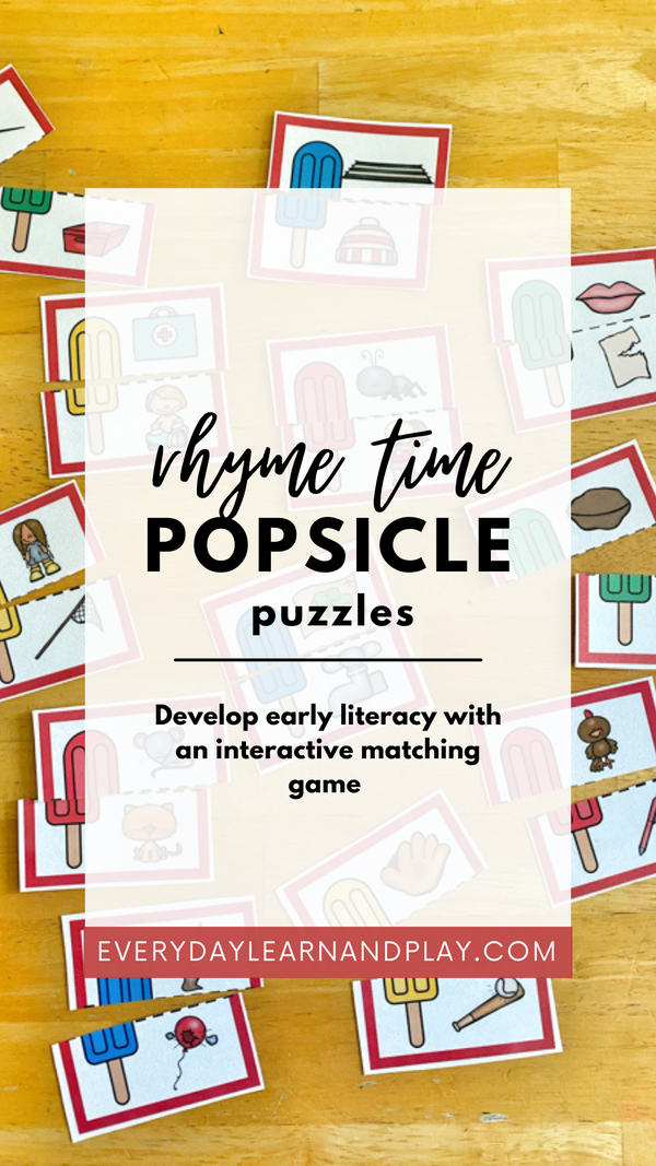 Rhyme Time Popsicle Puzzles – Everyday Learn + PLAY